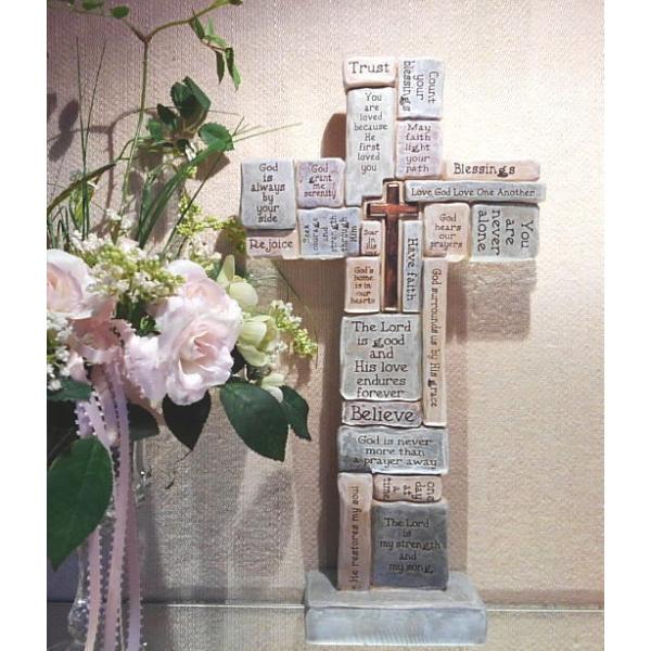 "Trust", "Count your blessings", "May faith light your path", "God is always by your side", "God hears our prayers", "Th...