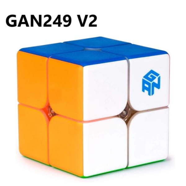 GAN 249で思い切り2x2を楽しもう - GANキューブのコーナーパーツの接触点には、滑らかな回転を実現するハニカムデザインが施されています。潤滑剤の持続力も高められています。（推奨年齢：六歳以上）GANコアなら調整もバッチリ - この...