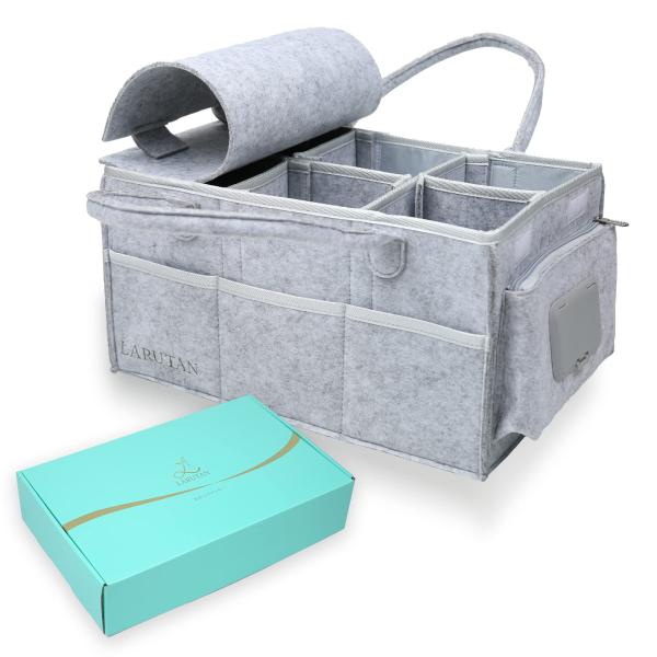 【商品概要】【サイズ】高さ : 42.4 cm横幅 : 26.4 cm奥行 : 9.9 重量 : 0.91 kg※梱包時のサイズとなります。商品自体のサイズではございませんのでご注意ください。メーカー:LARUTAN色:(おしりふきポケット...