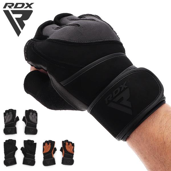 国内検針済 RDX エクササイズグローブ 手首サポート ダンベル筋トレ バーベル筋トレ 手のひら保護 手首固定 快適フィット 衝撃吸収 滑り止め グリップ強化 耐