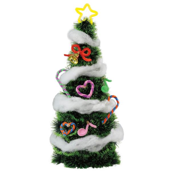 かんたんツリー作り クリスマス 季節商品本格的なツリーが作れるキット！■メーカー・ブランド名：株式会社アーテック■型番：21212■内容量：ツリー×1、カラーモール8色組×1、ベル×1、綿×1■原産国：中国（加工地：日本）■商品説明：本格的...