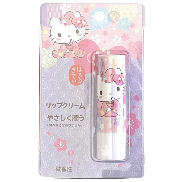 ハローキティ リップクリーム 梅 微香性 無色 リップ リップスティック 保湿リップサンリオ フェイスマスク パック 顔パック フェイスマスクシート マスクパック■メーカー・ブランド名：あすなろ舎■個装サイズ：13×7.3×2cm■型番：2...