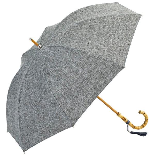 ビコーズ プレーンカラー グレー 灰色 傘 レディース 長傘 雨傘 日傘 UVカット 遮光 晴雨兼用 大きい 丈夫 手開きタイプ傘 カサ おしゃれ 可愛い シンプル 日傘兼用雨傘 雨晴兼用傘■メーカー・ブランド名：because ビコーズ■...