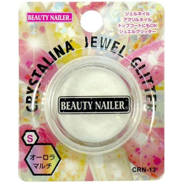ビューティーネイラー クリスタリーナ ジュエルグリッター 13 オーロラマルチ100ミクロンネイル ラメ ホロ ネイルパーツ ネイルアートムラキ ビューティーネイラー ネイルパーツ ネイル アート■メーカー・ブランド名：株式会社ビューティー...