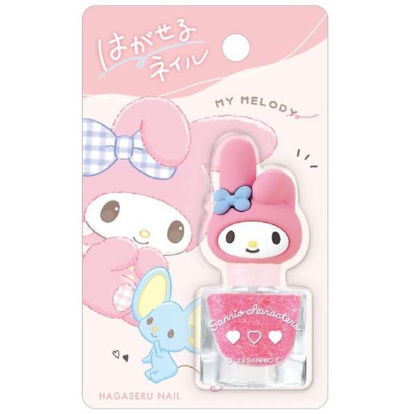 マイメロディ はがせるネイル マスコット付き キッズネイル 子供用 簡単オフ サンリオ かわいい ラメ入りキュートなマイメロと一緒におしゃれを楽しもう！簡単にはがせるキッズネイルで指先を可愛く彩る魔法■メーカー・ブランド名：クラックス■個装...