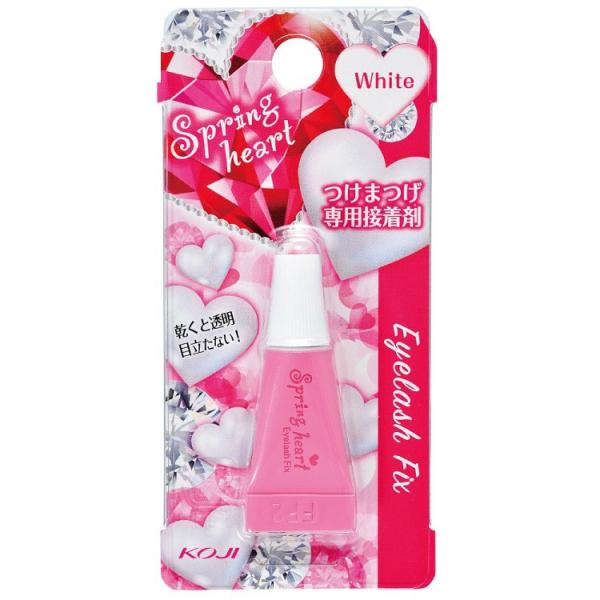 スプリングハート アイラッシュフィックス 透明 クリアタイプ つけまつげ接着剤 つけまのり アイラッシュ グルー ラッシュグルーKOJI コージー本舗 コージー アイラッシュグルー つけまつ毛 接着剤 つけまつげ のり■メーカー・ブランド名...