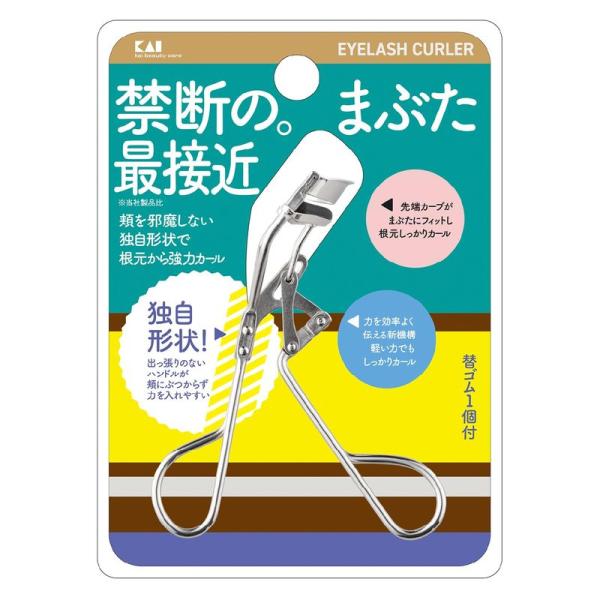 貝印 軽い力でカール KQ3142 アイラッシュカーラー まつ毛カーラー メイクアップ 根元からカール シリコーンゴム まつ毛に優しい 日本製軽い力でしっかりカール！貝印のアイラッシュカーラーで 根元から美しいまつ毛を実現 まぶたにフィット...