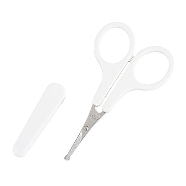 貝印 薄刃セーフティハサミ 日本製 ムダ毛 鼻毛 お手入れ 先丸加工 薄刃仕様 セーフティハサミ KQ3105 女性向け薄刃で安心！日本製セーフティハサミ鼻毛のお手入れに最適先丸加工で安心設計！女性向けパッケージで持ち運びにも便利♪【メーカ...