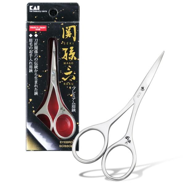 関孫六 マユハサミ 眉毛のお手入れに 刀匠関孫六 眉ハサミ 眉毛 まゆげ カット 貝印 シャープな切れ味 長持ち 衛生 普通郵便発送刀匠関孫六の伝統 眉毛のお手入れに シャープな切れ味で眉の形を美しく ムダ毛をカット 精密な刃付けで長持ち ...