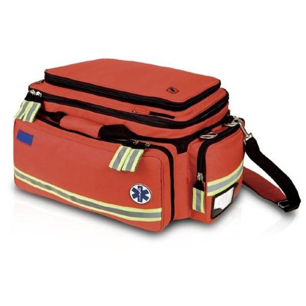 EB二次救命処置用救急バッグEB02-010■メーカー・ブランド名：ELITE BAGS■個装サイズ：35×61×29.5cm■商品説明：二次救命処置(ALS)のための救急バッグです。ポーチ、吸引装置、アンプルバッグはストラップで内側に固定...
