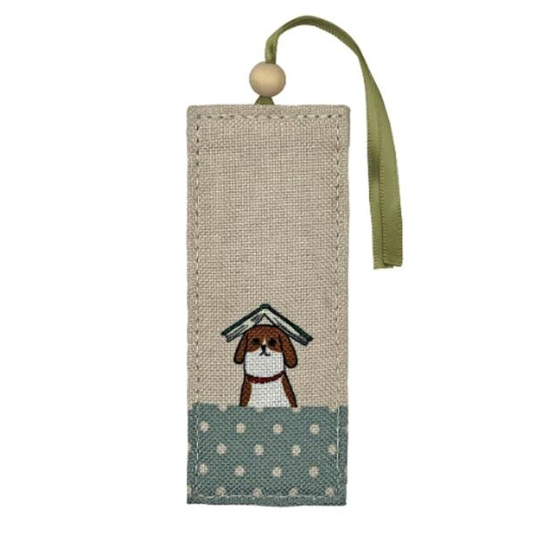 KOMAMONO コマモノ ほのぼの和柄読書雑貨 犬と本 しおり 栞 ブックマーク 紐付き 犬しおり 柔らかい カワイイ 動物■メーカー・ブランド名：KOMAMONO コマモノ/日本出版販売株式会社 (日販）■商品区分：雑貨■関連キーワード...