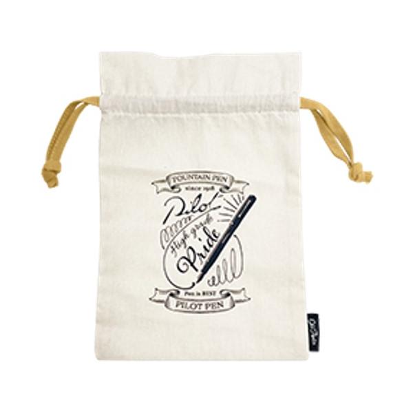 OldResta オールドリスタ 巾着 PILOT パイロット 巾着袋 小 中 巾着ポーチ 靴袋 布袋文具女子博 昭和レトロ レトロ 懐かしい おしゃれ シンプル 可愛い■メーカー・ブランド名：Old Resta オールドリスタ/日本出版販...