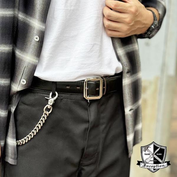 OPUS INCEPTION オーパス インセプション [IPHBL-01]　HORSEHIDE 40mm GARRISON BELT ホースハイド ギャリソンベルト フェザーベルト ブラック 日本製 FEATHER BELT きれいめ カ...