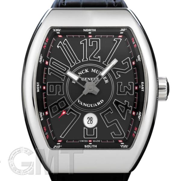 FRANCK MULLER フランク・ミュラー ヴァンガード V45 SCDT ACNR SS ブラックレザーベルト ブラック2014年発表以来フランク ミュラーの新しいアイコン的モデル「ヴァンガード」英語で前衛を意味する「ヴァンガード」は...