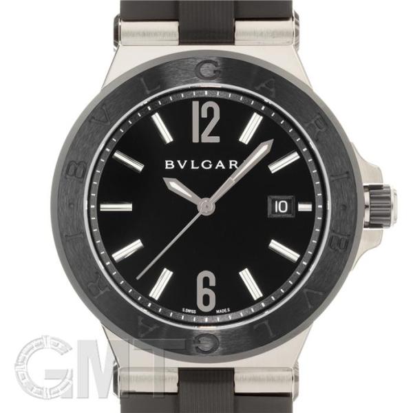 ブルガリ ディアゴノ セラミック DG42BSCVD 102029 BVLGARI傷に強く軽量なセラミックベゼルを備えた「ディアゴノ DG42BSCVD 」。ストラップにはラバーを採用しており、いち早く異素材を組み合わせた時計を製作していた...