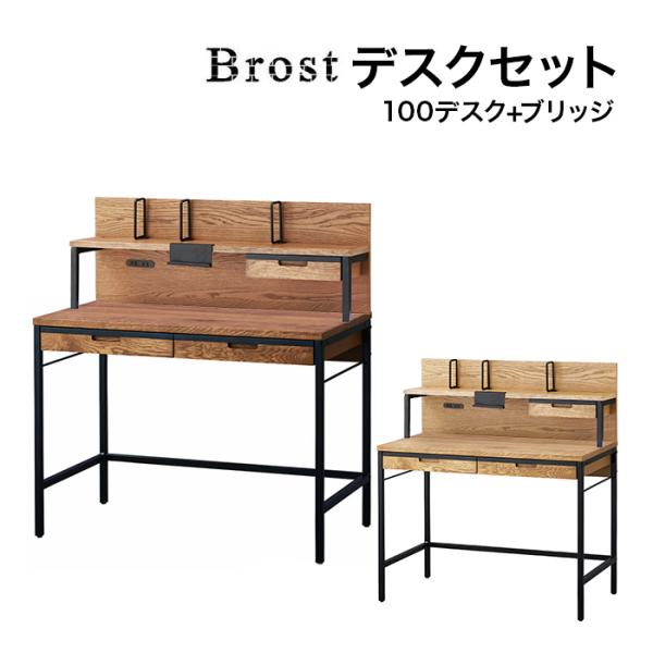 【サイズ】デスク100：W1000×D550×H730mmブリッジ：W1000×D233×H370mm【材質】デスク100：ホワイトオーク材、レッドオーク材、スチールブリッジ：ホワイトオーク材、レッドオーク材、スチール【備考】デスク100〇...