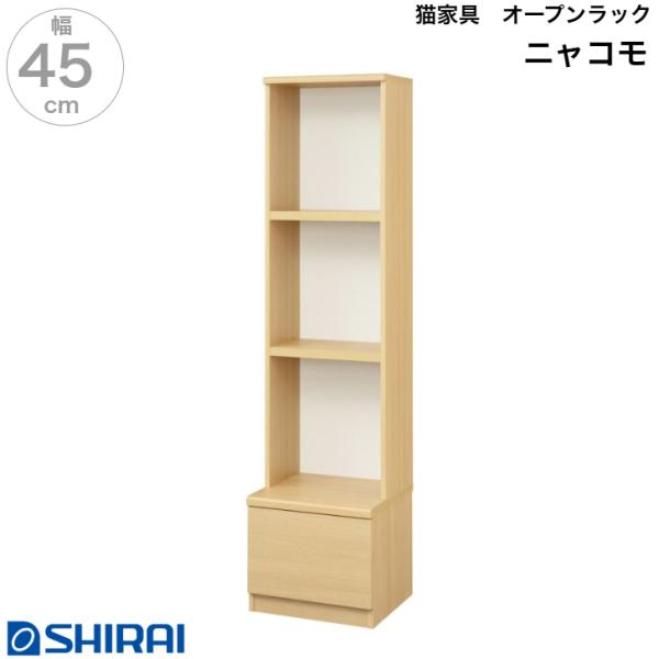 サイズ 幅450×奥行450×高さ1845mm材質 【本体素材】プリント紙化粧繊維板【表面素材】プリント紙化粧繊維板耐荷重 天板1：10kg中棚1：10kg天板2：15kg備考 フルスライドレール免震補助バンド付左右連結用金具付※お客様組立...