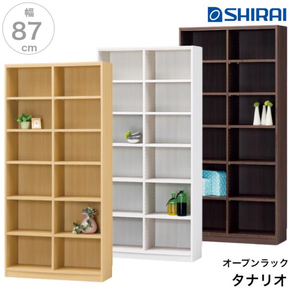 サイズ 幅 870×奥行 290×高さ 1800mm材質 本体素材：プリント紙化粧繊維板耐荷重 棚板耐荷重：10kg備考 ○移動棚：5枚○棚板移動ピッチ：30mm○免震バンド付属お客様組立て商品です。※お使いのモニターにより実際の色と多少の...
