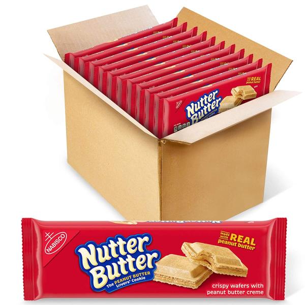 Nutter Butter社ピーナッツバターウエハースクッキー12本セットPeanut Butter Wafer Cookies 12 - 10.5 oz packages