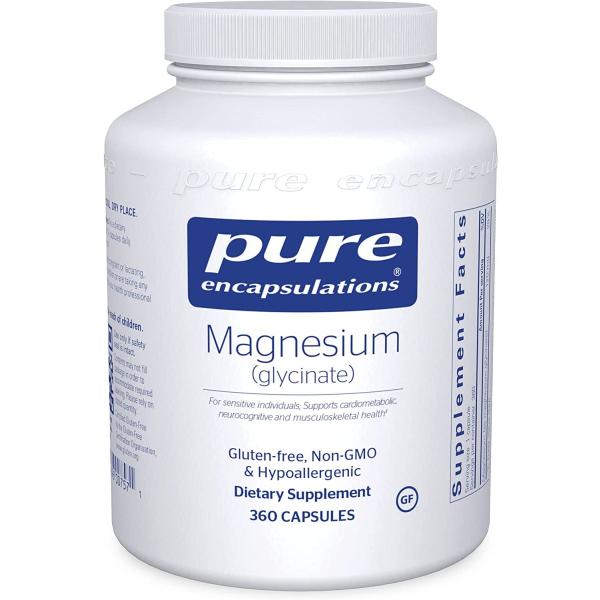 Pure Encapsulations 社マグネシウム グリシネート 120mg配合 360粒入り