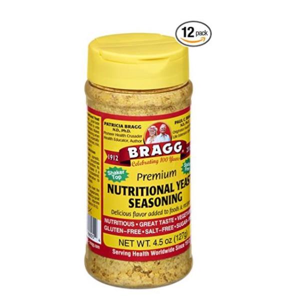 お得な12個セット Bragg Seasoning社栄養酵母ニュートリショナルイースト Nutritional Yeast 127g入り×12個セット