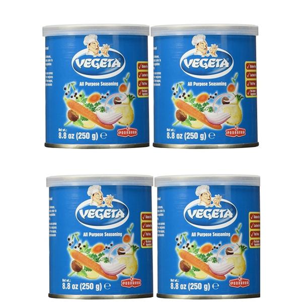 お得な4個セット Podravka社ポドラブカベジータスープと調味料ミックス250g×4缶