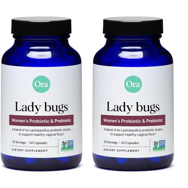 1日2粒を目安にお召し上がりください。Ora Organic Prebiotics and Probiotics for Women - Lactobacil独自のプロバイオティクスブレンド（Lactobacillus acidophilu...