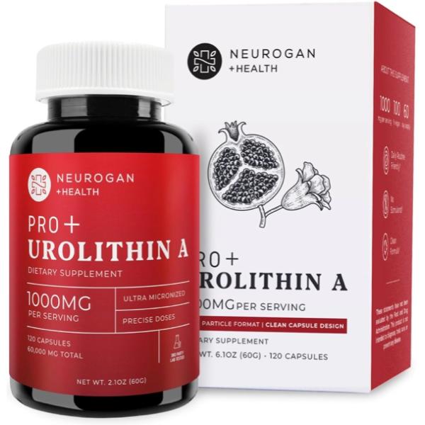 1日1粒を目安にお召し上がりください。Neurogan Urolithin A PRO Capsules - 1000mg, 120 Ct - Advanced Cellular Health, Post Biotic Supplement...