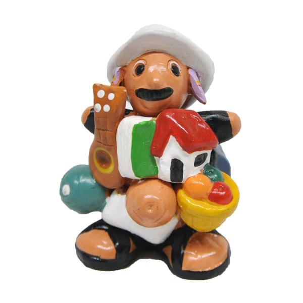 庶民の強い見方！エケコは両手を広げた小太りのおじさんでチョビ髭をつけ手にたくさんの荷物を持っています。荷物は祈願する品物このエケコは家や車や食料そして金運に強くなるドルや宝くじなど本当に欲張り屋さん♪タバコが大好きで、特に火曜日と金曜日に吹...