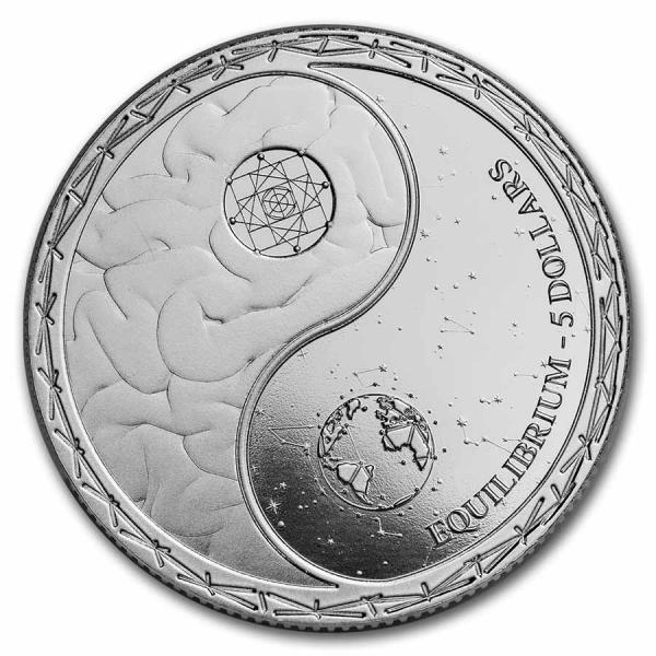 商品名　 : 2022年 (新品) トケラウ「均衡・イクイリブリアム」純銀 1オンス 銀貨品位  　  : 99.99％の純銀重量   　 : 1オンス (31.1グラム)状態   　 : 未使用品・新品発行枚数 : 30,000枚サイズ　...