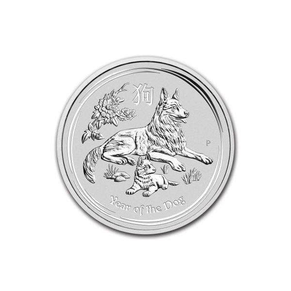 商品名 : 2018年 (新品) オーストラリア「干支 十二支・戌年 犬年」純銀 1オンス 銀貨品位 : 99.99％の純銀重量 : 1オンス　(31.1グラム)発行枚数 : 300,000枚状態 : 未使用品・新品サイズ : 45 mm ...