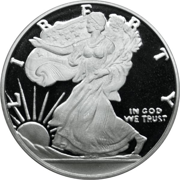 商品名 : (新品) アメリカ「ウォーキング・リバティ」純銀 1/4オンス メダル品位    : 99.9％の純銀重量    : 1/4オンス (7.775グラム)状態    : 未使用品・新品サイズ : 26.57 mm x 1.79 m...