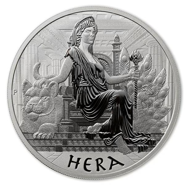 商品名 : 2022年 (新品) ツバル「オリンポスの神々・ヘーラー 守護の女神」純銀 1オンス 銀貨品位    : 99.99％の純銀重量    : 1オンス (31.1グラム)状態    : 未使用品・新品発行枚数 : 13,500枚サ...