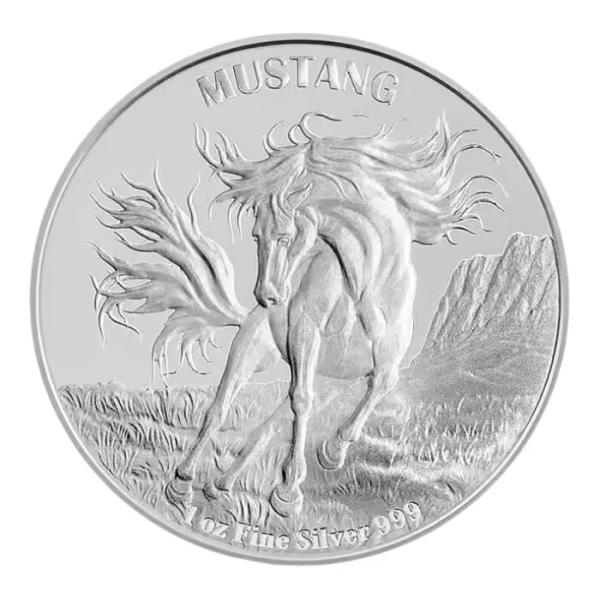 商品名 : 2024年 (新品) トケラウ「マスタング」純銀 1オンス 銀貨品位    : 99.99％の純銀重量    : 1オンス (31.1グラム)状態    : 未使用品・新品発行枚数 : 500,000枚サイズ : 直径 38.6...