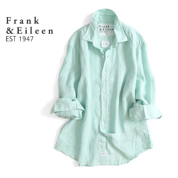 Frank&amp;Eileenイタリアの最高級素材をマッチングさせた、リラックスムードで魅せる上品なシャツ。定番モデルのLUKE・PAULと比べ、長い着丈と細い身幅が特徴の "FINBAR" 。季節感漂う色鮮やかなカラーリングで、しっかり...