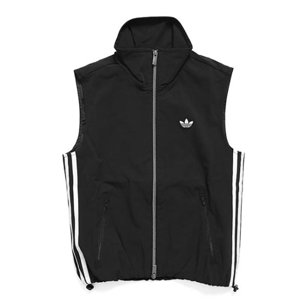 adidas originalsファンネルネックラインとジップクロージャ―が大胆なスタイルを演出する、トラックトップベスト。トレンド感のあるショートレングス。デイリーにはもちろん、アクティブシーンなど幅広いシーンで活躍するアイテム。