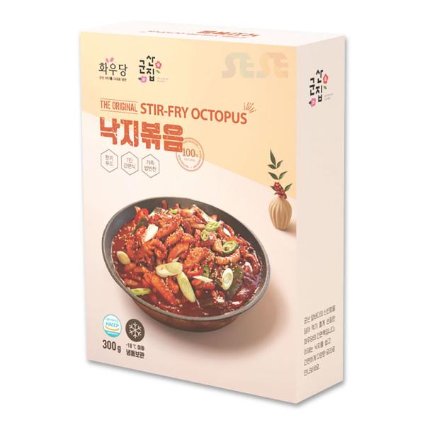 ファウダンだけの特急ノーハウで綺麗に作った商品で秘伝ソースが入っており簡単に調理できます。SESEマルチグリドルで作ると美味しさは倍になります。名称 : 水産加工品(タコ炒め)原材料名 : タコ、ソース［唐辛子粉、砂糖、にんにく、唐辛子油、...