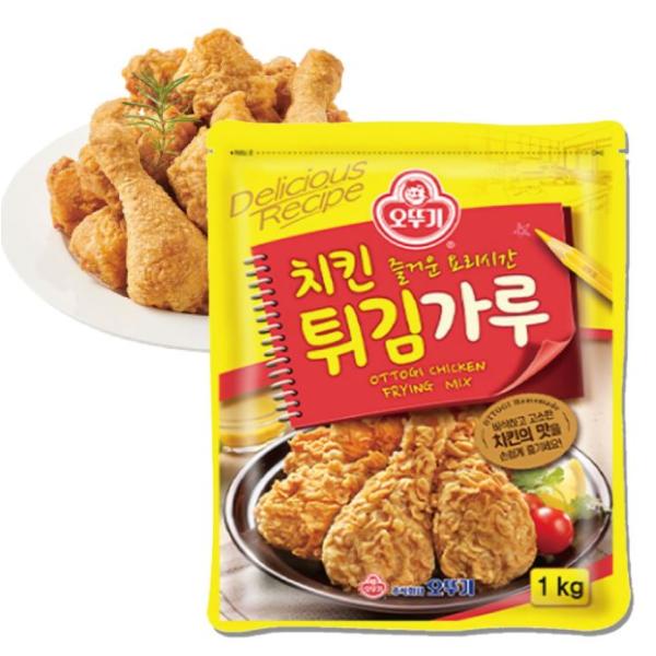 [名称]　チキン揚げ粉[原材料名]　小麦粉、トウモロコシでん粉、粉末パプリカ、胡椒、粉唐辛子、にんにく粉末、玉ねぎ粉末、米粉末、シナモン粉末/増粘剤（グアーガム、デキストリン）、（一部に小麦、大豆を含む）[内容量]　1kg[賞味期限]　別途...