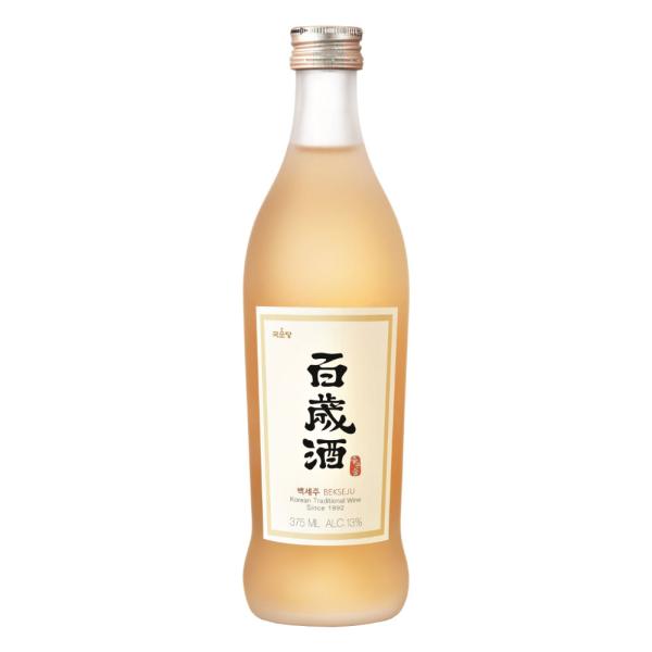 料理と相性抜群！百歳酒はワインのようなさっぱりした飲み心地と日本酒のようなまろやかな味わい。そして料理の味をいっそう引き立てるフルーティーな香りのお酒です。内容量 : 375ml(1本当たり)原材料 : 米、でん粉、果糖、麹、カンゾウ、クコ...