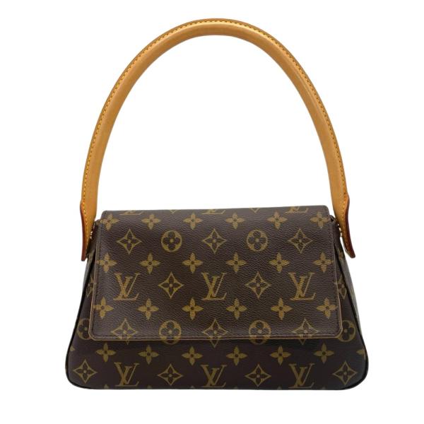 ■お問い合わせ番号：IT0GJ5XSSZW5■ブランド名：ルイヴィトン LOUIS VUITTON■商品名：ミニルーピング■型番：M51147■製造NO：SD1003■生産国：アメリカ■カラー：ブラウン■金具カラー：ゴールド■素材：モノグラ...