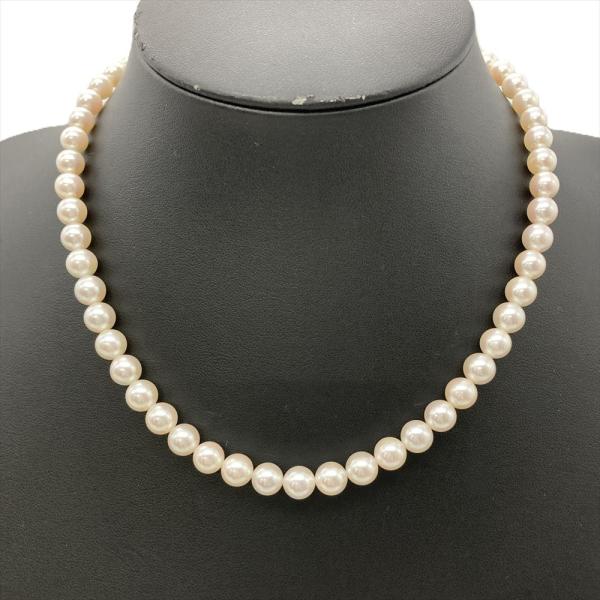 ■お問い合わせ番号：IT381NHNSEL8■ブランド名：ノーブランド■商品名：パール 7.0-7.5ｍｍ■素材：シルバー/真珠■サイズ：全長：約42cmパール：約7-7.5ｍｍ■ランク評価： 7  ＊状態詳細や付属品などについては商品説明...