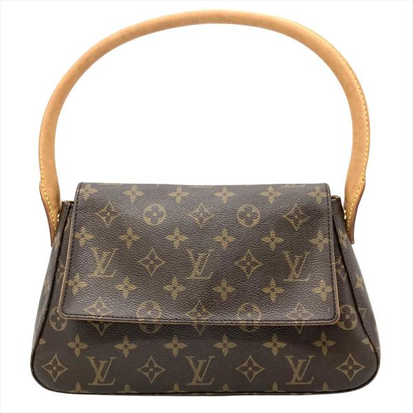 ■お問い合わせ番号：IT6QMFBDUGIO■ブランド名：ルイヴィトン LOUIS VUITTON■商品名：ミニルーピング■型番：M51147■製造NO：MI0072■生産国：フランス■カラー：ブラウン■金具カラー：ゴールド■素材：モノグラ...