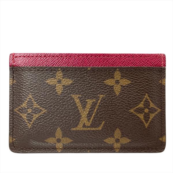 ■お問い合わせ番号：IT70AMNY7C4N■ブランド名：ルイヴィトン LOUIS VUITTON■商品名：ポルトカルト サンプール■型番：M60703■製造NO：CT2250■カラー：フューシャ(ピンク系)■素材：モノグラム キャンバス■...