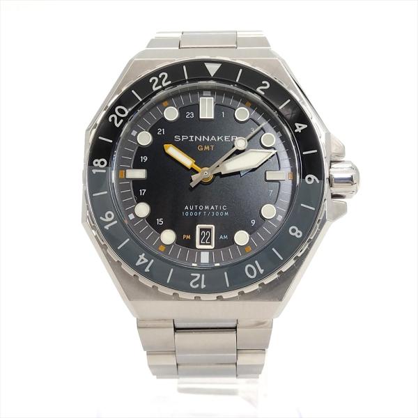 ■お問い合わせ番号：IT77O3TKTAG6■商品名：スピニカー SPINNAKER デュマ DUMAS GMT オートマチック■素材：ケース：ステンレススチールベルト：ステンレススチール■ムーブメントタイプ：自動巻■文字盤：ブラック■サイ...