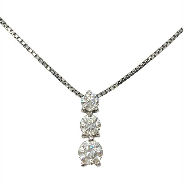 ■お問い合わせ番号：ITHNGCU5IEPW■ブランド名：モニッケンダム MONNICKENDAM■商品名：3連ダイヤ トリロジー■素材：トップ Pt900チェーン 850ptダイヤモンド 0.50ct■サイズ：チェーン長さ：約 40cm(...