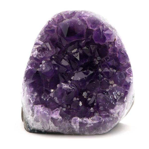 ◆サイズ  重量約300g◆ウルグアイ産 アメジスト2月の誕生石としても知られるアメジスト(紫水晶)。定番の石ですが、世界中で最も愛される天然石のひとつです。ウルグアイ産の中でも紫色が濃い結晶のクラスターです。非常に美しい紫色の結晶は存在感...
