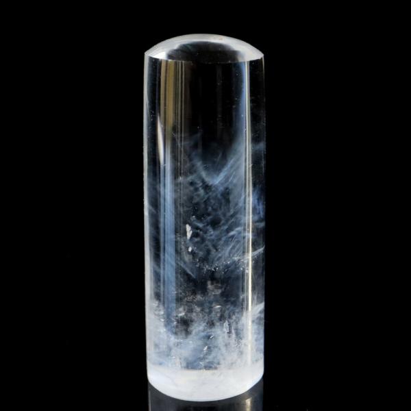 宅配便での配送になります。光を照らさなくてもはっきりと見えるエンジェルラダー。デスクの上や、玄関先などに配置するだけでインテリアの一部としても、魅了される神秘的な一品です。◆サイズ印面：約17mm　縦：52mm◆備考印材としてもご使用が可能...