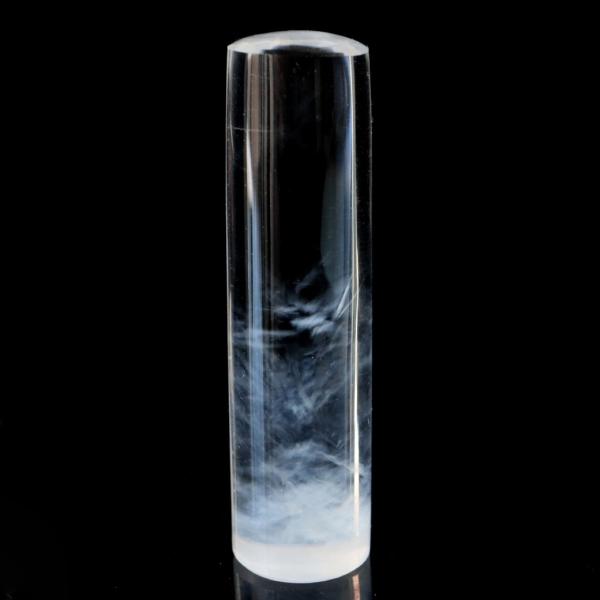 宅配便での配送になります。光を照らさなくてもはっきりと見えるエンジェルラダー。デスクの上や、玄関先などに配置するだけでインテリアの一部としても、魅了される神秘的な一品です。◆サイズ印面：約14mm　縦：52mm◆備考印材としてもご使用が可能...