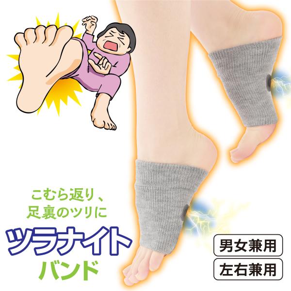 ・強力磁石と遠赤素材でじんわり足裏からぬくぬく！・寝ている間の冷え、血行不良からくるこむら返り、足裏のツリ対策に！・着けて寝るだけで、朝までぐっすり！遠赤外線と永久磁石でコリと血行を改善する管理医療機器のフットケアサポーター。・磁束密度10...