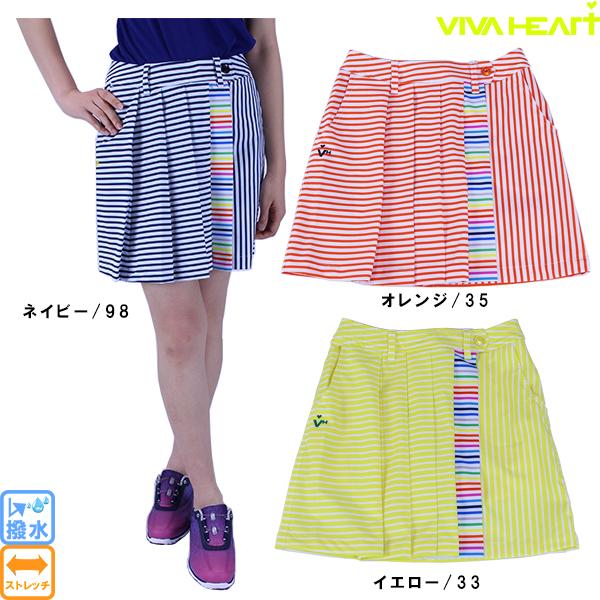 夏のテーマ「ゼブラクロッシング（横断歩道）」を爽やかなカラーで表現したプリーツスカート。スタンダードなストライプの縦＆横使いとマルチカラーをアクセントにしたストライプMIXのデザインです。素材は4Wayストレッチ性で動きやすく、急な小雨に対...